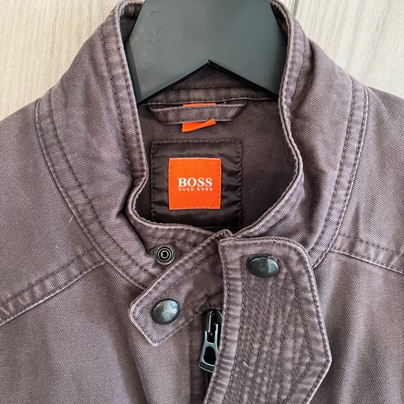 Hugo Boss | Jackets & Coats | Hugo Boss Orange Mens Motorcycle Style ...